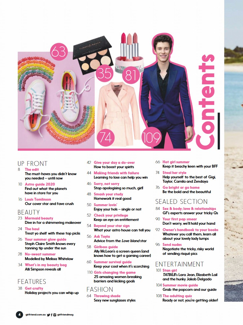 June | Girlfriend Magazine - 002 - One Direction Photo Archive | The ...